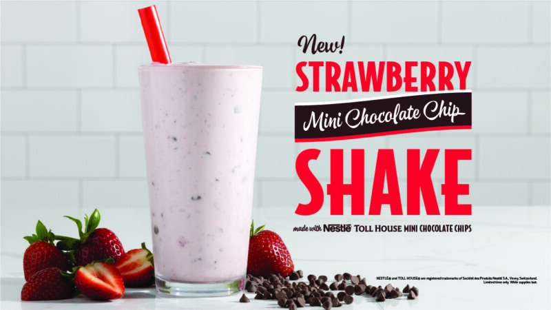 Slim Chickens New Strawberry Mini Chocolate Chip Shake - Sumner County ...